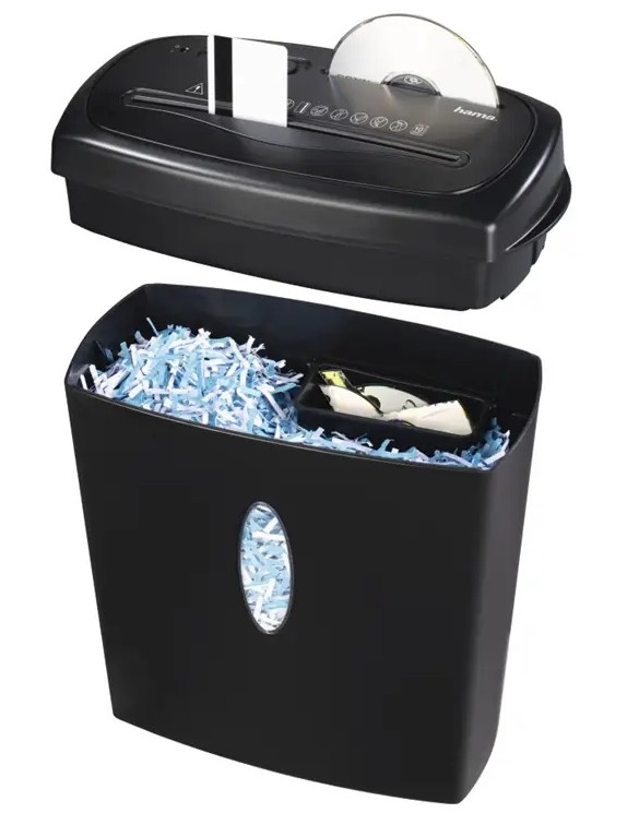 Hama - Distruggidocumenti A4 volume 15 l 230V nero | Luciamo