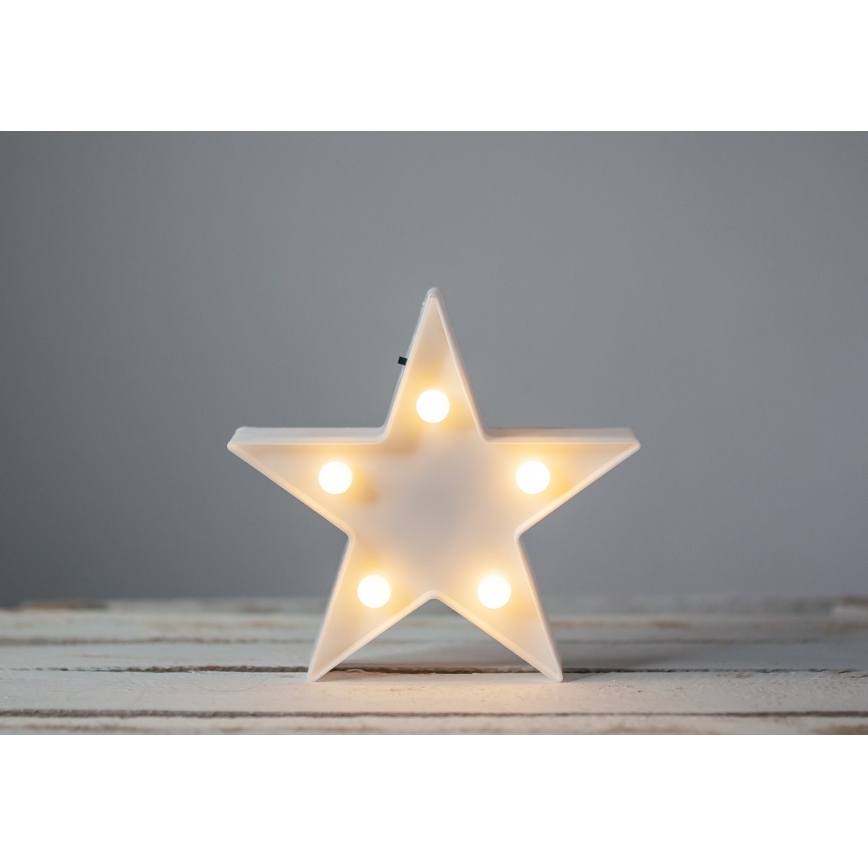 Lampada decorativa LED STELLA LED/2xAA | Luciamo