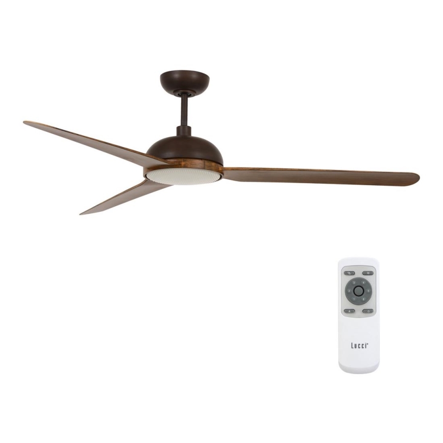 Lucci air 213300- LED Ventilatore da soffitto dimmerabile UNIONE 1xGX53 ...