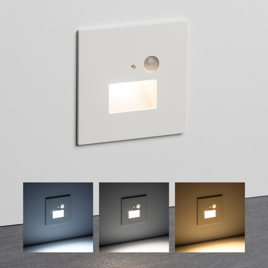 Luce scale LED con sensore di movimento LED/1,5W/230V 3000K/4000K/6500K ...