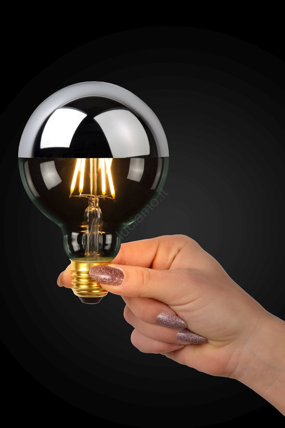 Lucide 49019/05/11 - Lampadina LED VINTAGE E27/5W/230V 2700K argento ...