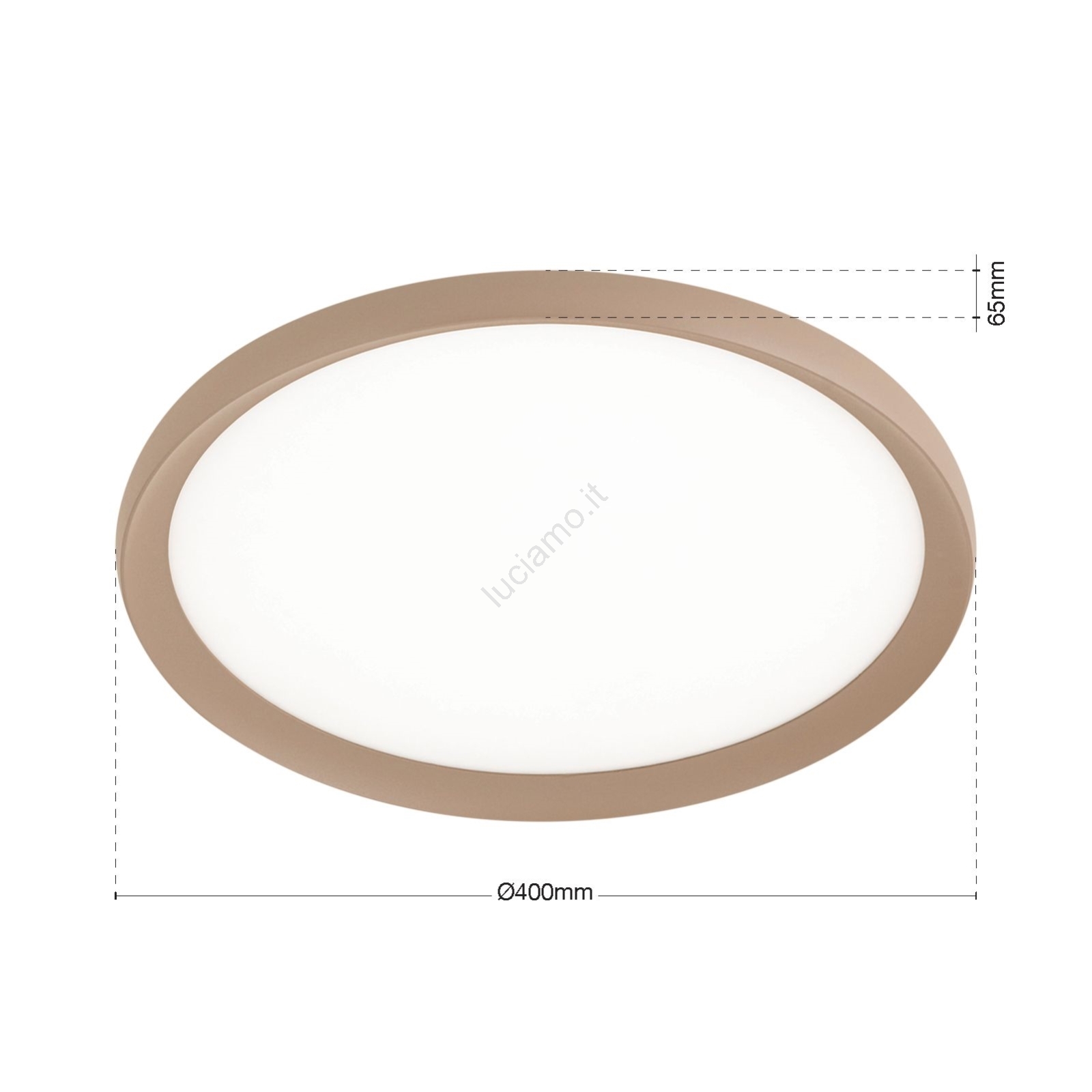 Orion - Plafoniera LED KANT LED/30W/230V 2700/3000/4000K Ø 40 cm beige ...