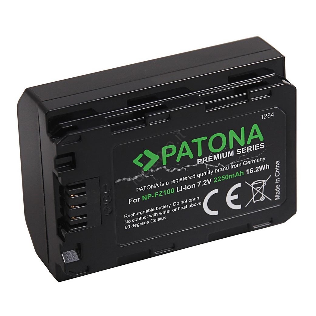 PATONA - Batteria Sony NP-FZ100 2040mAh Li-Ion Premium | Luciamo