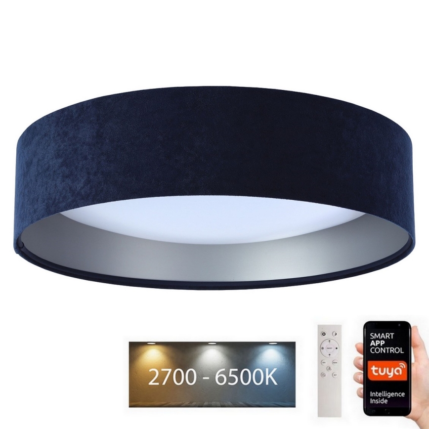 Plafoniera LED SMART GALAXY LED/36W/230V Wi-Fi Tuya blu/argento + tc ...