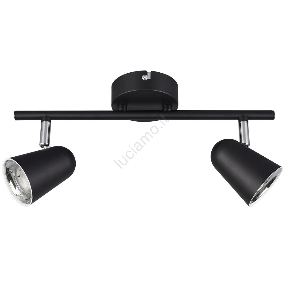Trio - Luce Spot a LED TOULOUSE 2xLED/3,5W/230V nero | Luciamo