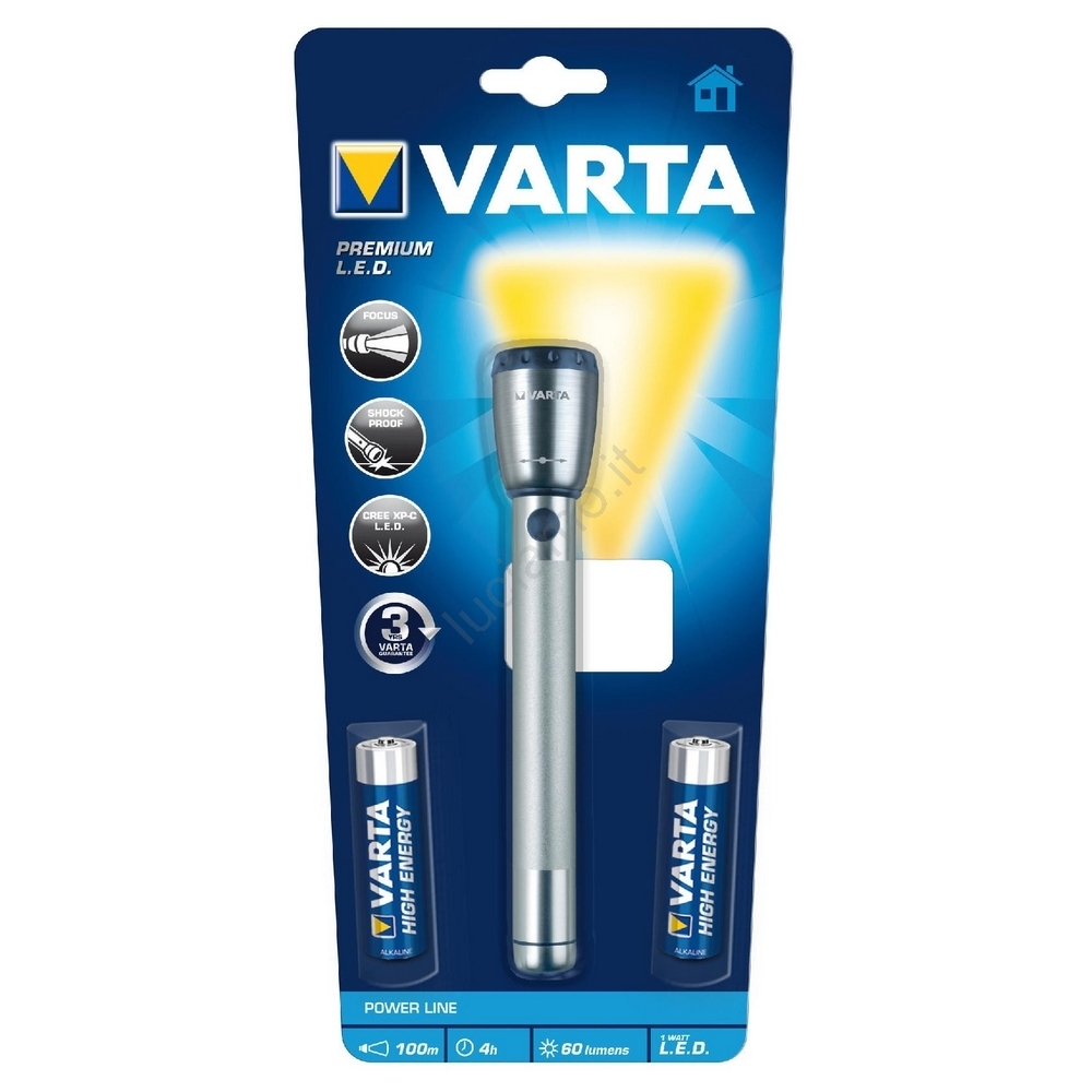 Varta 17635 - Torcia LED PREMIUM F20 LED/1W/2xAA | Luciamo