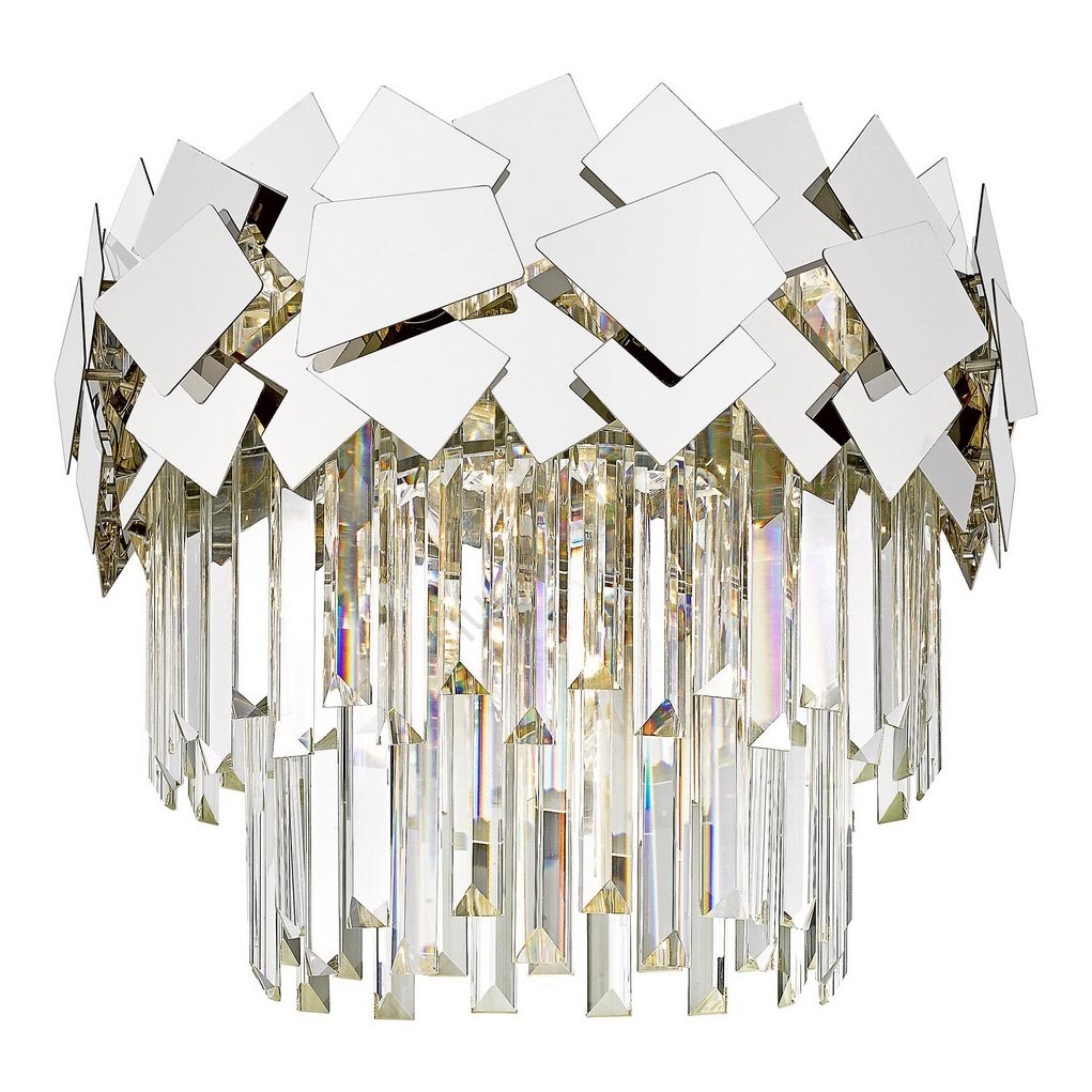 Zuma Line C0506-05A-B5AC - Plafoniera di cristallo QUASAR 5xE14/40W ...